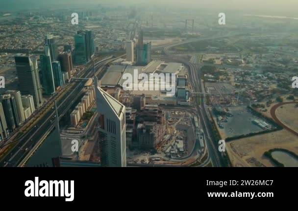 Magnificent big city buildings towers modern architecture of downtown ...