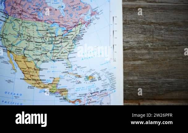 North america map atlas map Stock Videos & Footage - HD and 4K Video ...