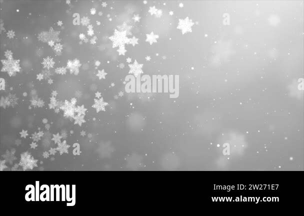Snow falling frame border light particles christmas new year Loop ...