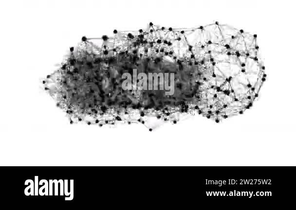 Abstract Plexus Animation Background with Text 2020-2019 Stock Video ...