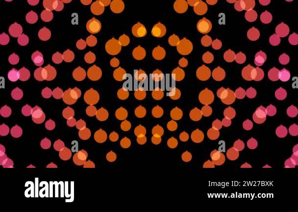 Animation of moving group of geometrical shapes that generates ...