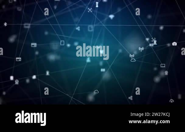 internet of things background from the chaotically slow moving ...