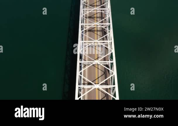 Panoramic view of the San Juanico bridge, the longest bridge in the ...