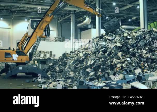 Electronic scrap being recycling Stock Videos & Footage - HD and 4K ...