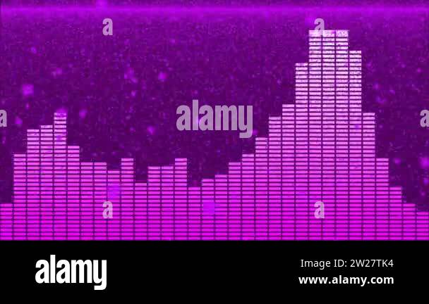 Audio Equalizer bars design sound waves animated disco graphic motion ...