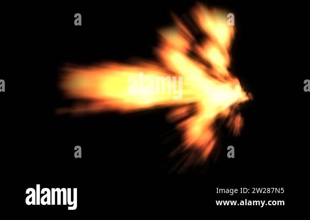 Dynamic yellow colored rifle gun muzzle flashes asset with multiple fires at a time. 4k uhd high ...