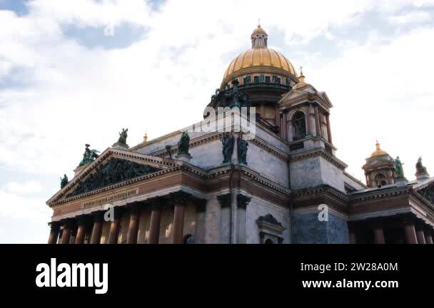 Beautiful architectural temple with dome and columns in European style ...