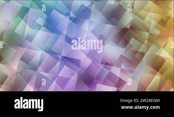 4K looping light multicolor video sample in rectangular style. Shining ...