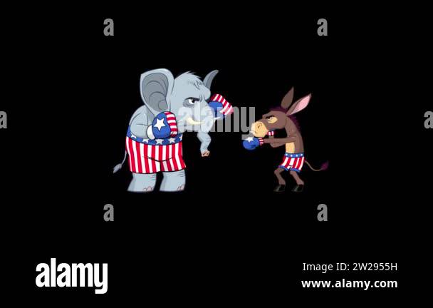 Elephant donkey cartoon Stock Videos & Footage - HD and 4K Video Clips ...