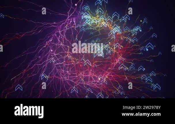 Background motion graphic design animated of Internet data ...