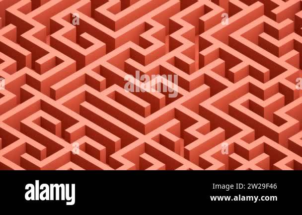 Abstract isometric maze 3d Stock Videos & Footage - HD and 4K Video ...
