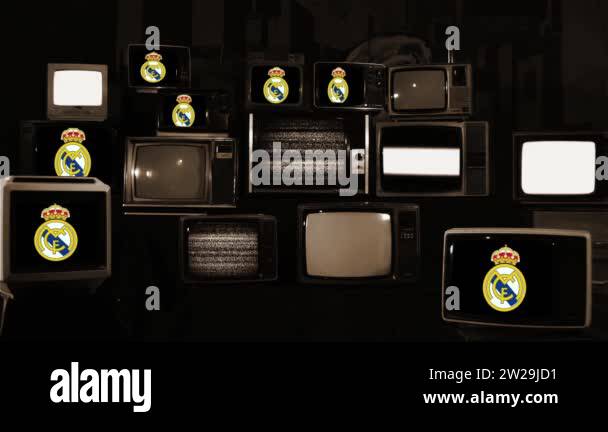 Real madrid logo icon Stock Videos & Footage - HD and 4K Video Clips ...