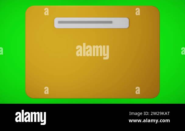 3D Rendering Web Page Animation, UI and UX Design, website element ...