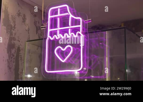 Sweet chocolate neon glow Stock Videos & Footage - HD and 4K Video ...