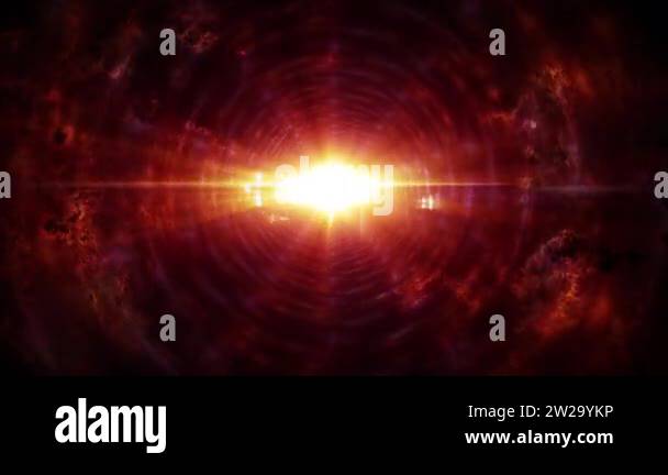 4k 3D seamless looping energy rays light background. Optical flare ...