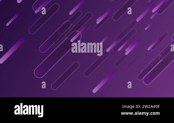 Animation of retro hypnotic motion of multiple purple light trail ...