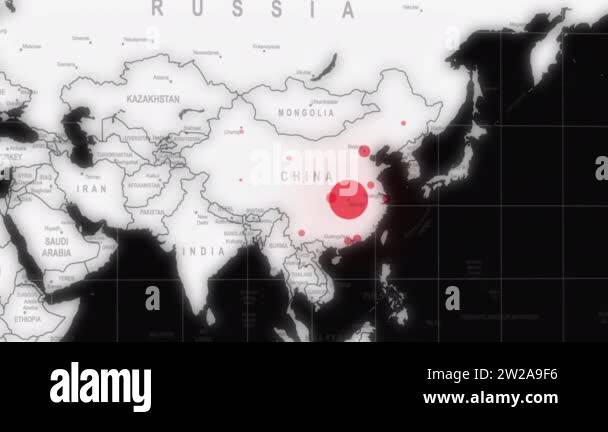 Coronavirus COVID-19 Map Spreading. Pandemic World Map. Virus Infection ...