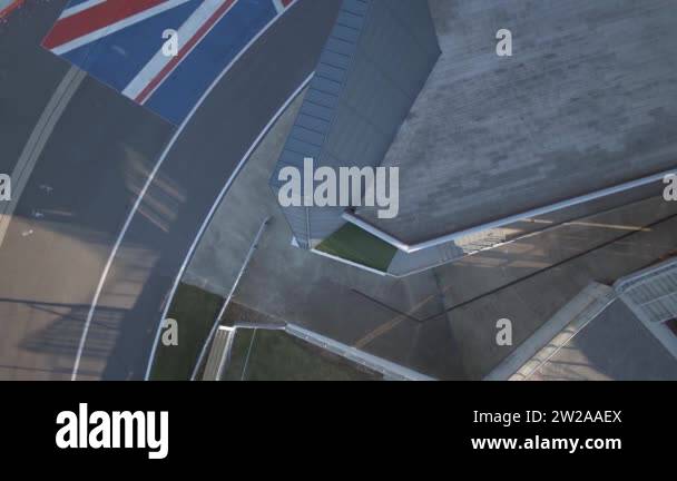 Bird's Eye View of the Podium Area of Silverstone F1 Race Circuit Stock ...