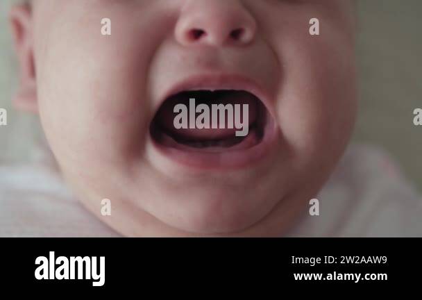 medicine, pediatrics, dentistry, infancy concept - female fingers open ...