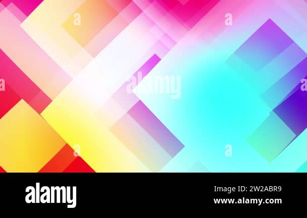 slow motion of colourful shapes video background glassy and transparent ...