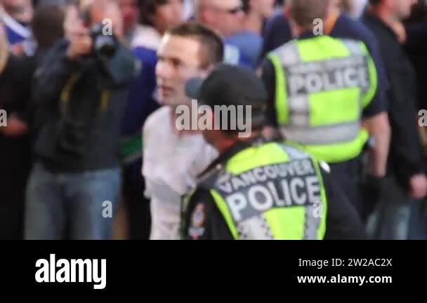 Man being arrested by Vancouver police officer during infamous 2011 ...