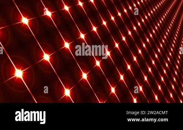 4K 3D seamless loop animation abstract electric light grid matrix ...