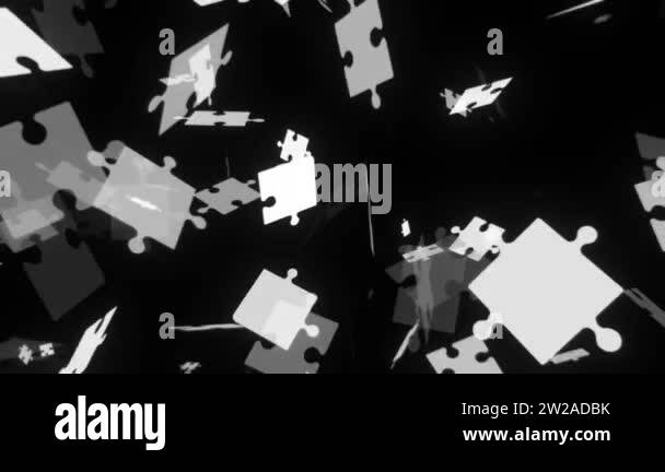Background falling puzzle pieces Stock Videos & Footage - HD and 4K ...