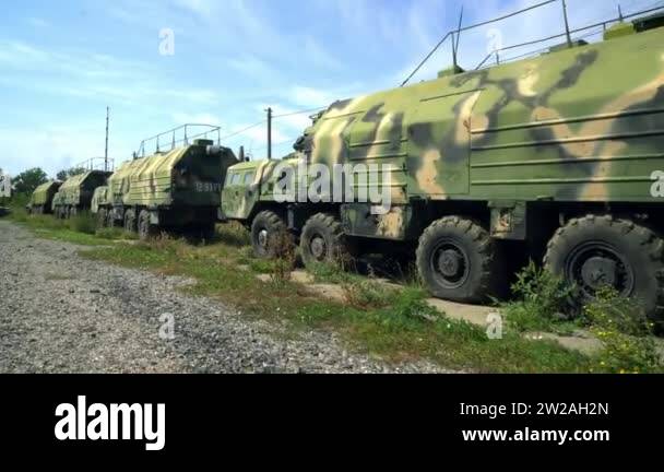 military truck for Soviet intercontinental missiles, military equipment ...