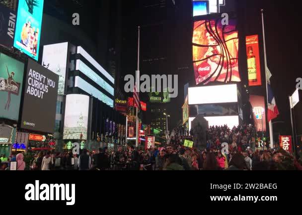 New York City, USA - October 4, 2016:Times Square with the permanent ...