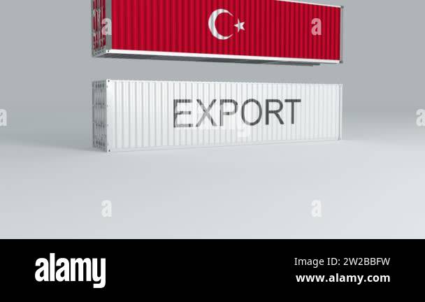 Freight container turkey flag Stock Videos & Footage - HD and 4K Video ...