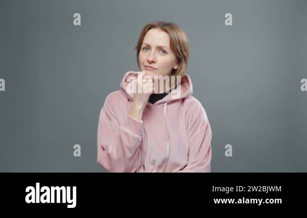 Thinking pink woman Stock Videos & Footage - HD and 4K Video Clips - Alamy