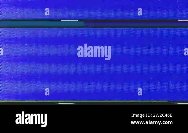 real s-vhs glitch old tape rewind signal error Stock Video Footage - Alamy