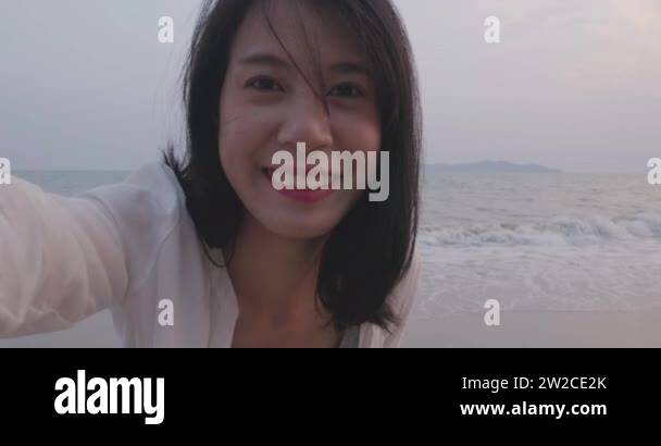 Selfie camera countdown timer with friends group young women jumping ...