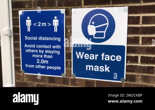 Distancing signage Stock Videos & Footage - HD and 4K Video Clips - Alamy