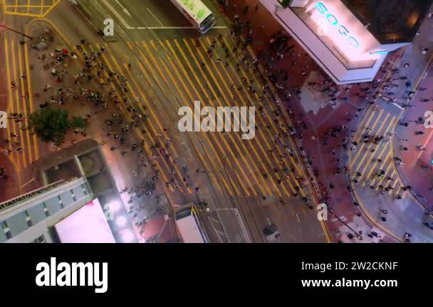 Crosswalk aerial view Stock Videos & Footage - HD and 4K Video Clips ...