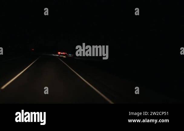 Side view of a police car with flashing lights on Stock Videos ...