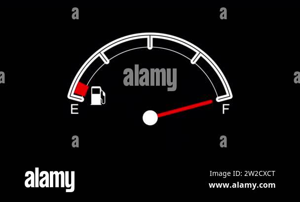 fuel level sensor with the arrow and the indicator lamp. The sensor ...