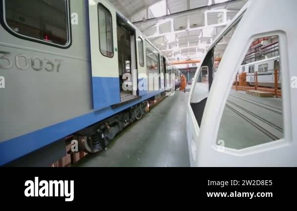Frame for cabin and new trains Stock Video Footage - Alamy