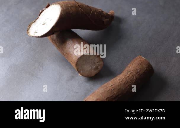 Fresh food cassava Stock Videos & Footage - HD and 4K Video Clips - Alamy