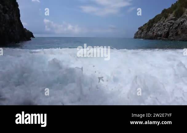 Marina di Camerota, Campania, Italy - June 9, 2020: Overview of Cala ...