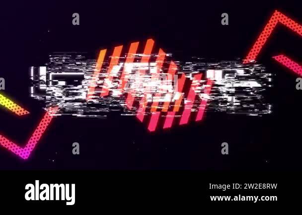 Animation of vintage video game screen with the words Level Up written ...