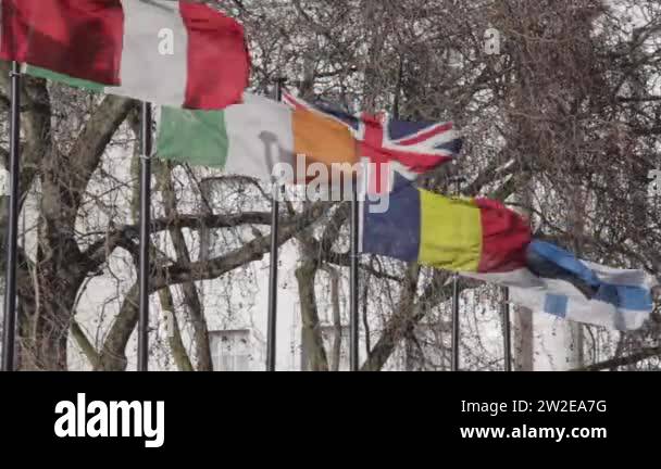 Flags of the world city Stock Videos & Footage - HD and 4K Video Clips ...