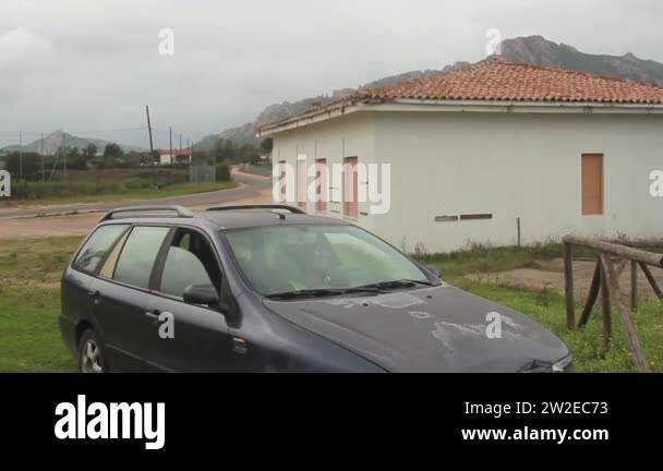 police car and female police officer at the scene of kidnapping of ...