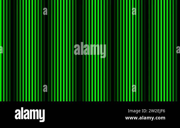 Horizontally Scrolling Oscillating Black Bars Over Green Gradient ...