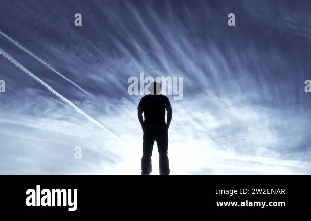 Person looking down silhouette Stock Videos & Footage - HD and 4K Video ...