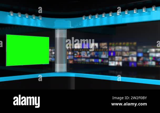 Tv Studio. Studio. News studio. Newsroom Background for News Broadcasts ...