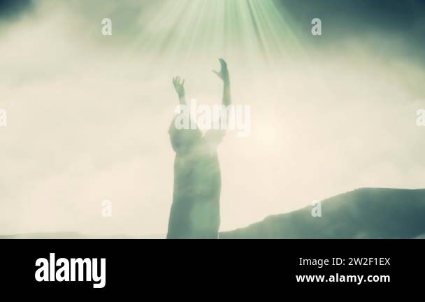 Jesus Christ and the Holy Spirit Holy Man Receive a Message from God ...