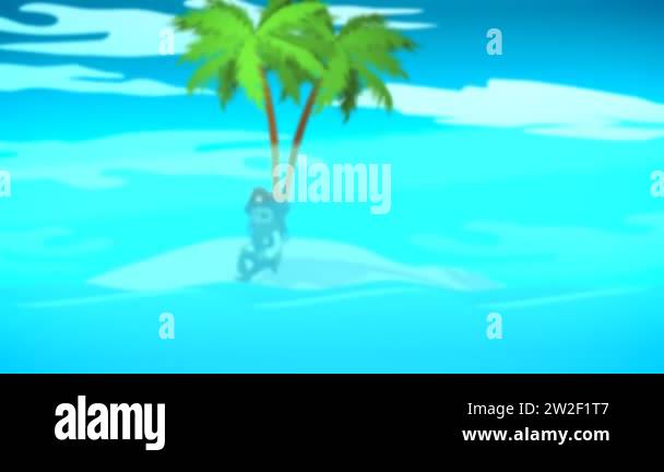 Pirate palm tree island Stock Videos & Footage - HD and 4K Video Clips ...