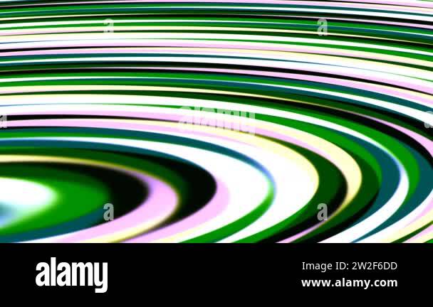 Clean Green Energy Concept Concentric Circles Growing and Shrinking in ...