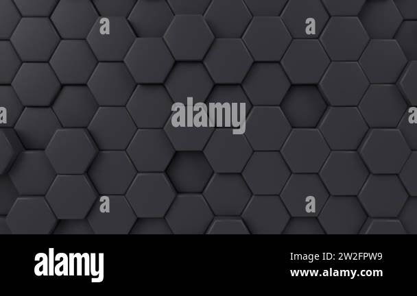 Hexagonal moving looping background. Animated hexagons, honeycomb ...